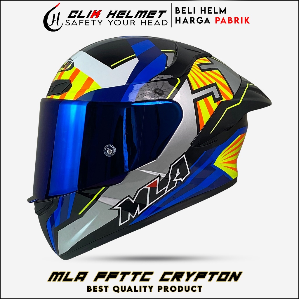 Mla TTC Crypton Full Face Helmet | Jauma Masia | Handsome SNI Package ...