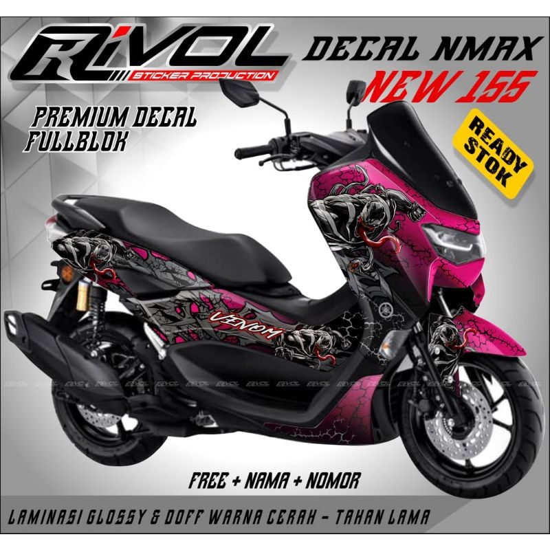 Decal NMAX NEW FULL BODY STICKER VARIATION YAMAHA NMAX NEW FULBLOK ...