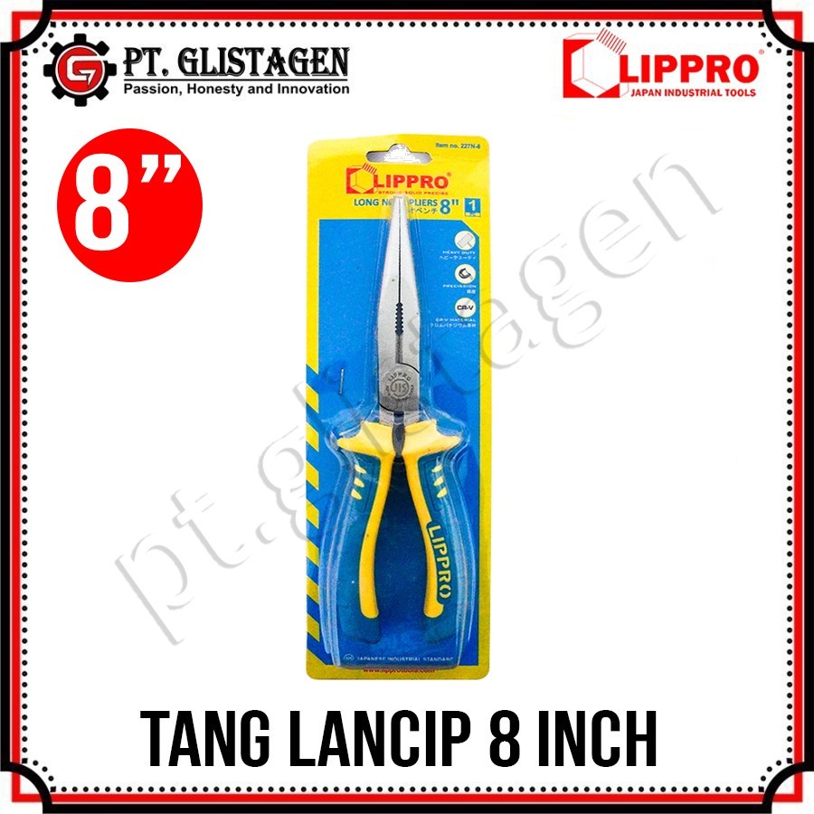 Lippro 227N-8 Taper Pliers 8" Long Nose Pliers 8 inch | Shopee Malaysia