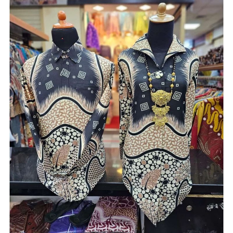 Men's and women's couple batik. Full fur tricot, office uniform batik ...