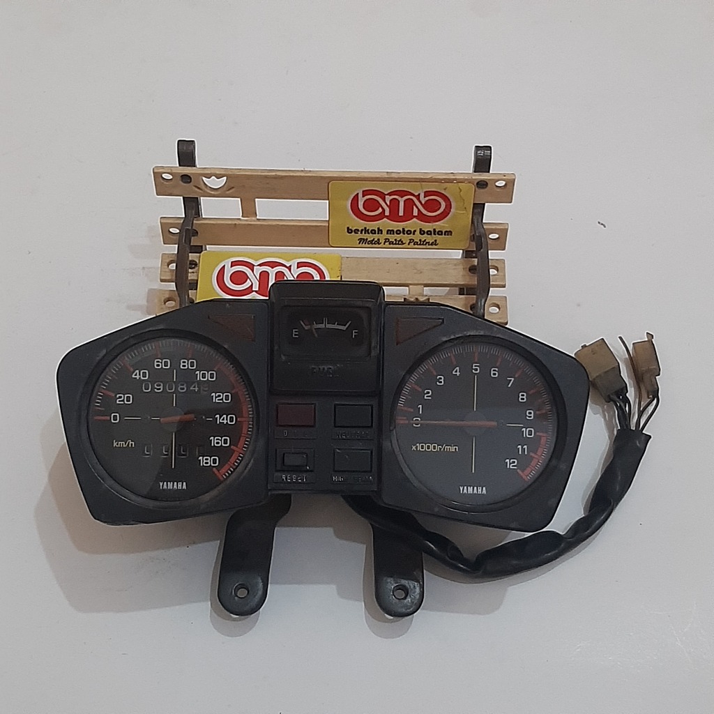 Used original Yamaha RXZ 5 Speed speedometer assembly has a minus ...