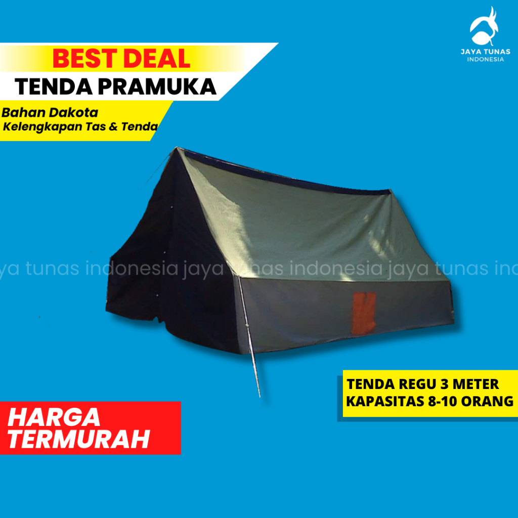 TENDA Scout Tent Capacity 10 People Students Dakota Material scout tent ...