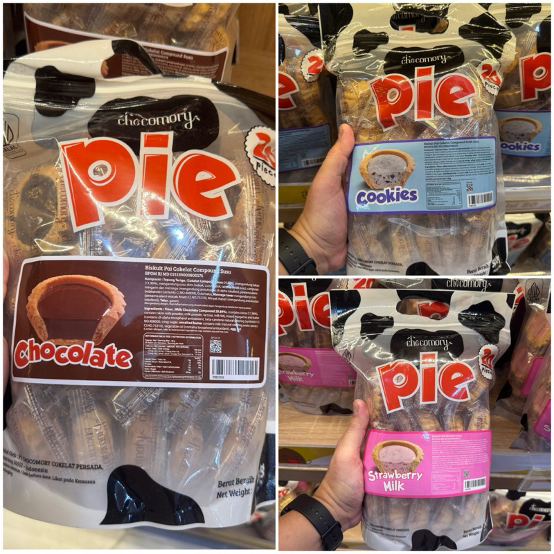 Chocomory Pie Chocolate Biscuit Pie Various Flavors 500 grams (content ...
