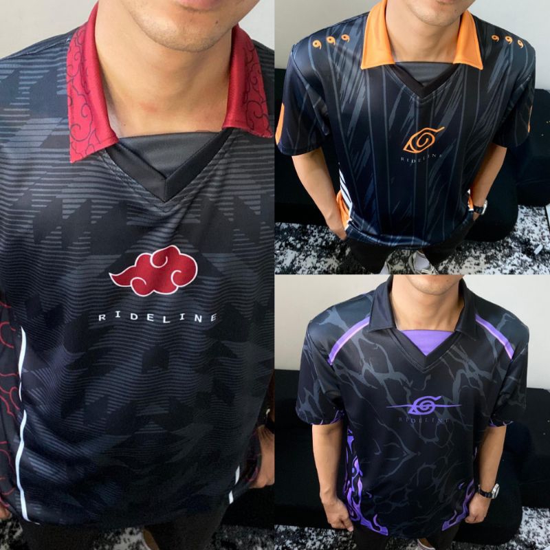Rideline - Vintage Retro Anime Naruto Akatsuki Sasuke Jersey | Shopee ...