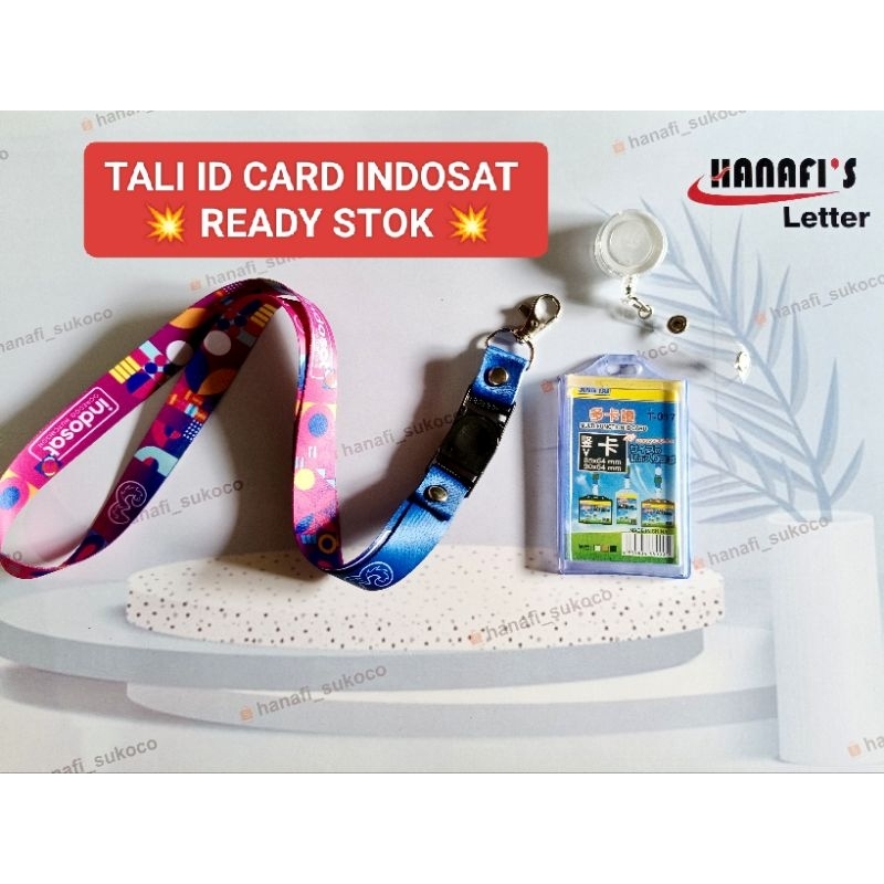 INDOSAT Tri id card printing strap Indosat Tri Lanyard unit | Shopee ...