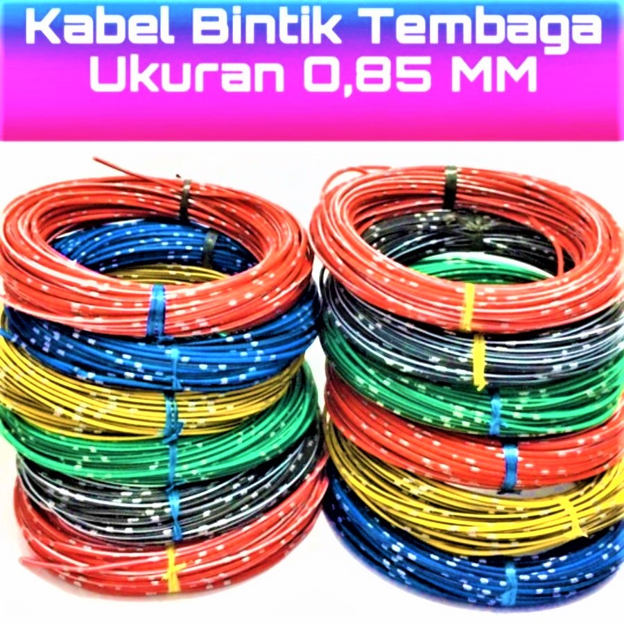 5m Japanese spot cable 0,85mm equivalent to AWG 20 cable variations ...