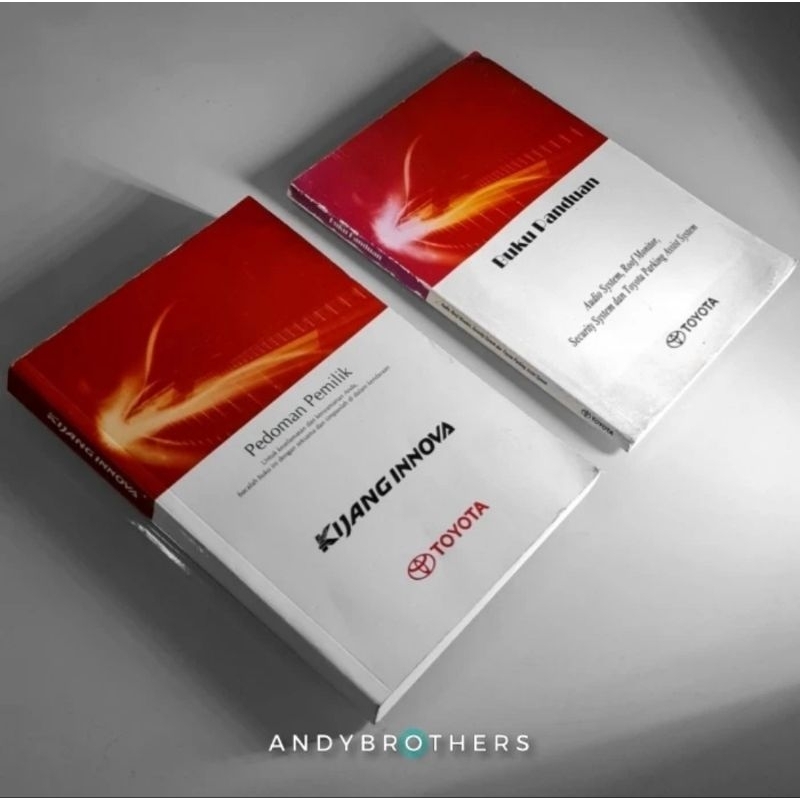 Manual Book Owner's Manual for Toyota Kijang Innova TGN40 KUN40 2011 ...