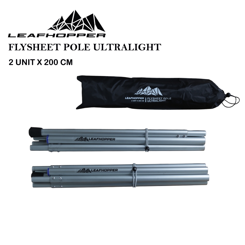 Aluminum LEAFHOPPER FLYSHEET POLE - FLYSHEET POLE ULTRALIGHT 2 X 200 CM ...