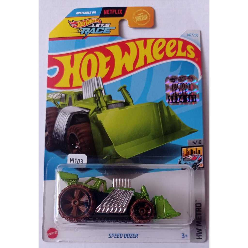 Hot Wheels - Speed Dozer Green HW Metro Hotwheels Lets Race Netflix ...