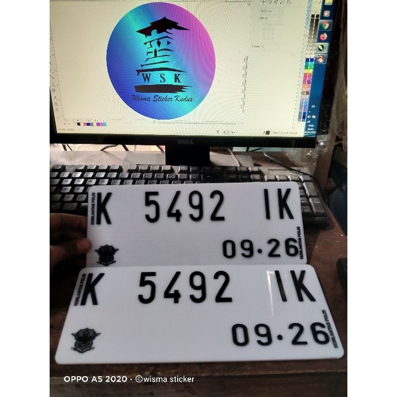 Acrylic Number Plates / Embossed Number Plates / Motorcycle Number ...