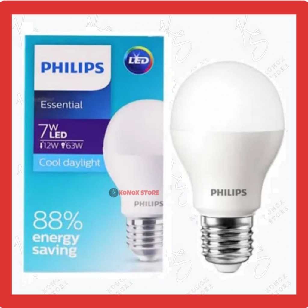 Philips Essential LED Light / Cool Daylight Light Bulb | Shopee Malaysia