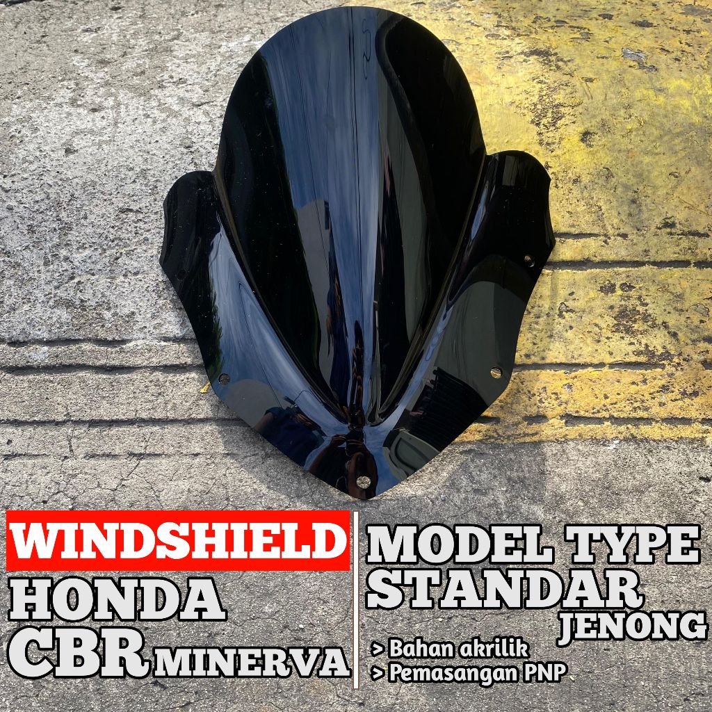 Windshield VISOR CBR MINERVA OLD WINDSHIELD CBR MINERVA STANDARD MODEL ...