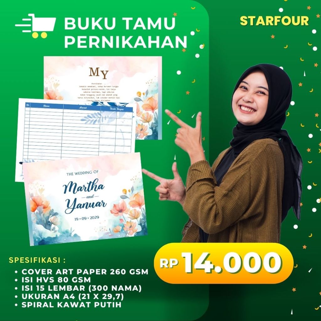 Wedding Guest Book / Wedding Guest Book | Shopee Malaysia