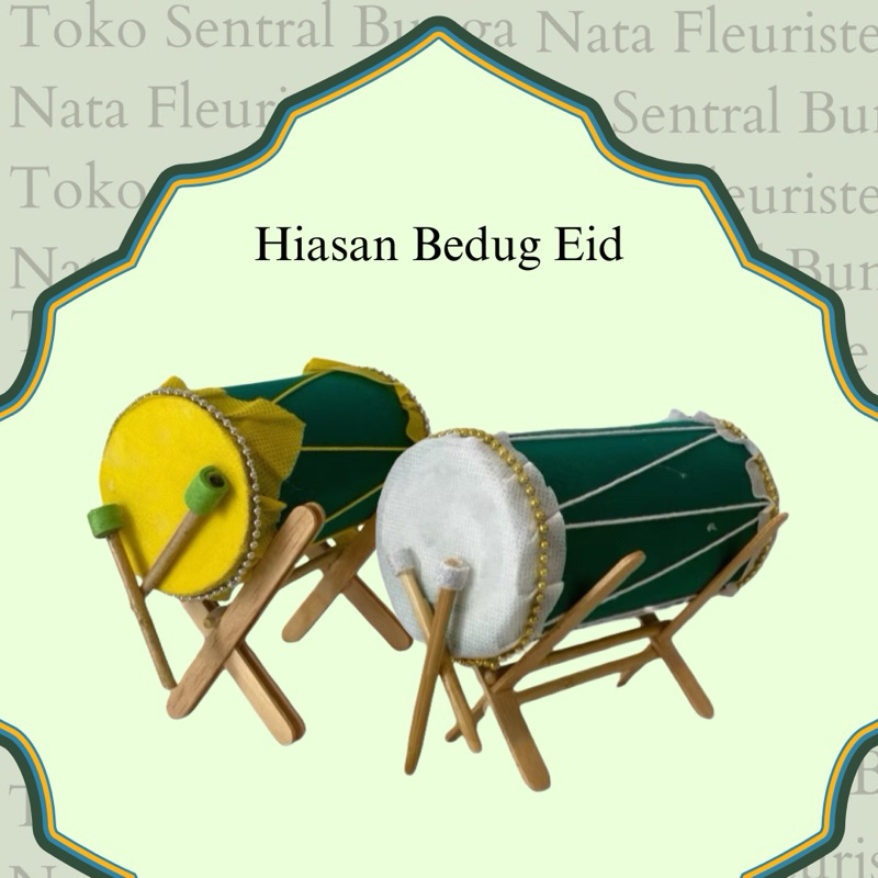 Miniature Bedug Decoration MINI Idul Adha & Idul Fitri Ramadhan EID ...