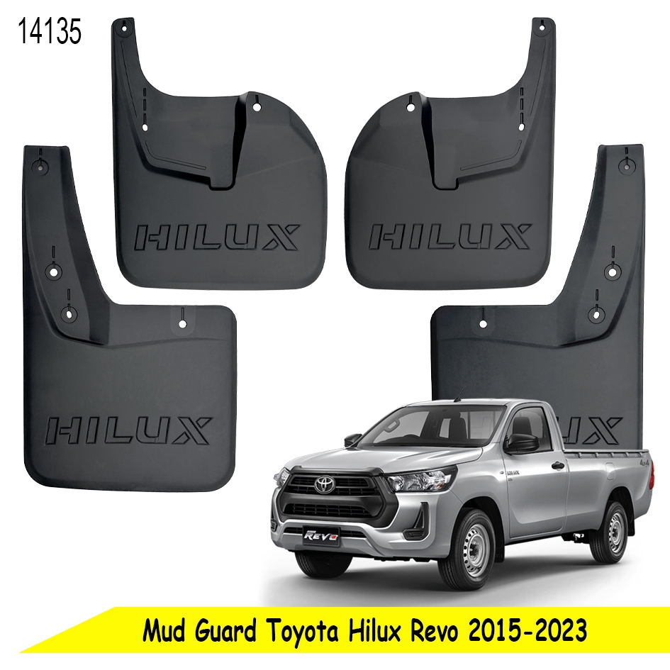 Mud Guard Toyota Hilux Revo 2015-2023 Mud Gutter Mudguard | Shopee Malaysia