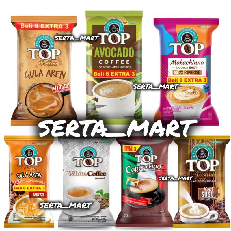 Top Coffee - 3in1 Instant Coffee - Avocado Coffee / Palm Sugar ...