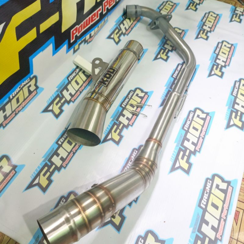 Kou mahachai SUPER open spec pipe 1set and big elbow pNp TMX 155 rusi ...