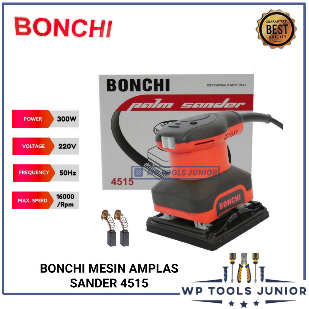 MESIN KAYU Bonchi 4515 Electric Wall Iron Wood Sanding Machine Palm ...