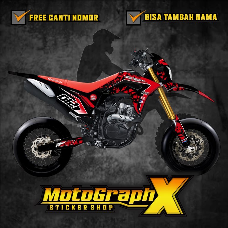 Crf 150 L Full Body Premium Motorcycle Sticker Free Custom CRF 5A ...