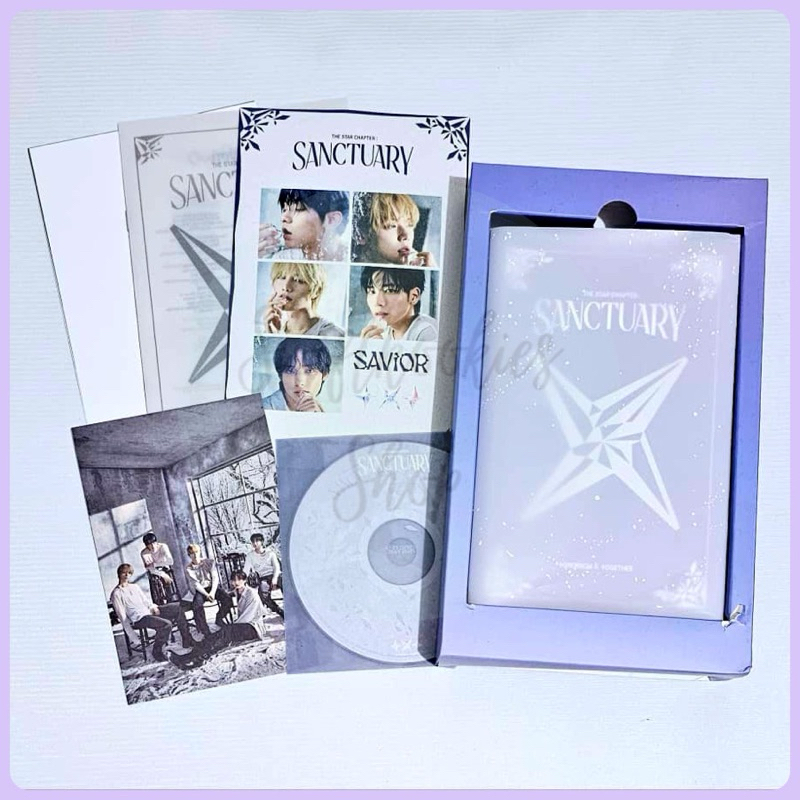 SHARING TXT SANCTUARY SAVIOR REGULAR UNSEALED ALBUM ONLY CD PHOTOBOOK QR LYRICS | Shopee Malaysia