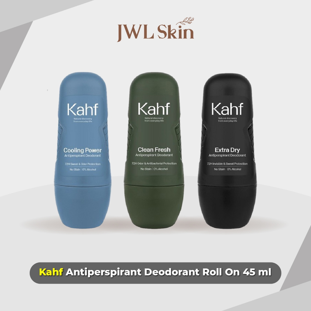 Kahf Antiperspirant Deodorant Roll On 45 ml - Men's Deodorant | Shopee ...