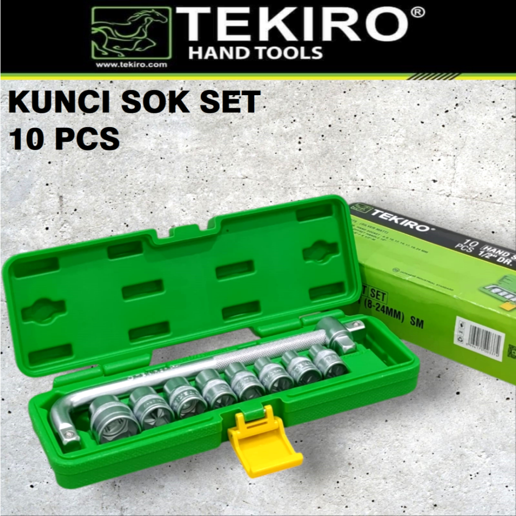 Sock Wrench Set Tekiro Shock Wrench Sock Wrench Set 10Pcs Hand Socket ...