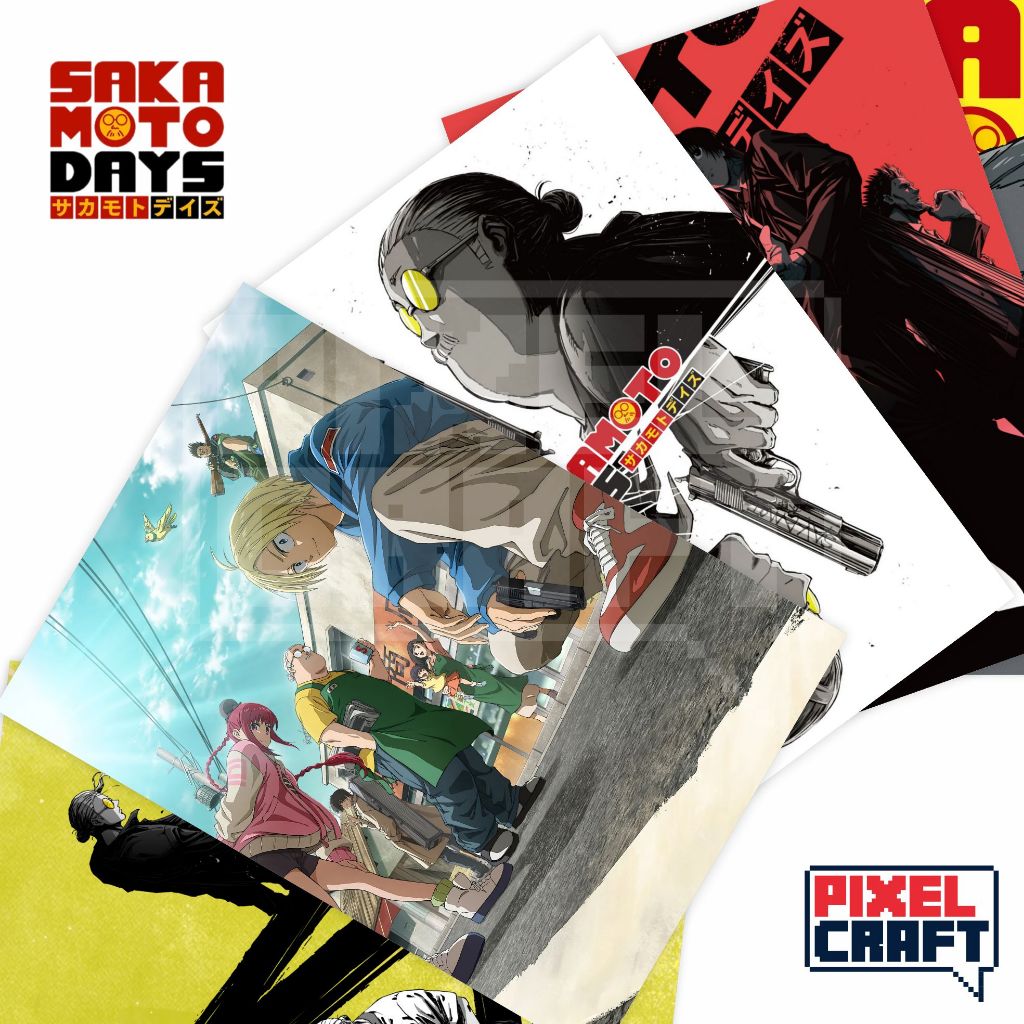 Sakamoto DAYS Anime Wall Poster Size - A3 | Shopee Malaysia