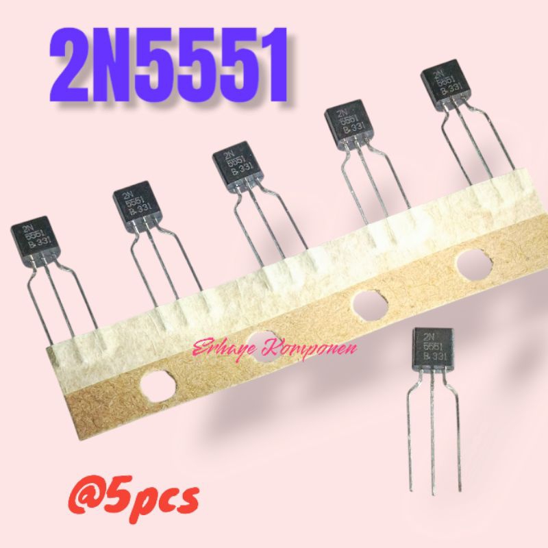 (@5pcs) Transistor 2N5551 Original TR 2N5551 NPN Transistor High ...