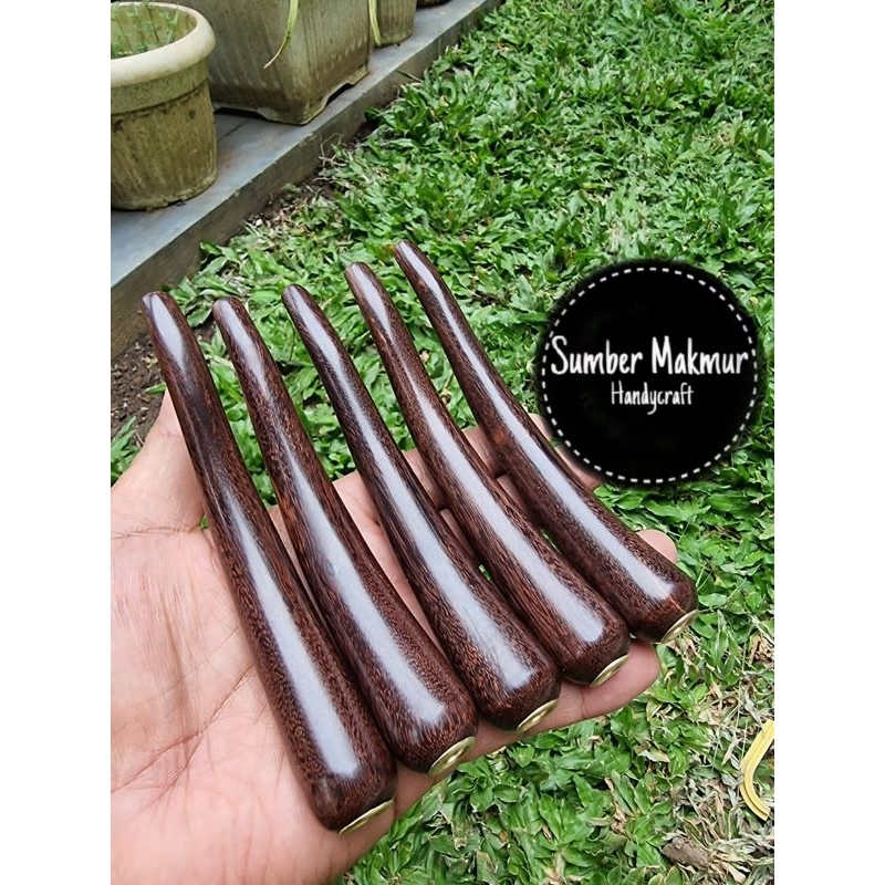 KAYU Once Galih Asem Wooden Pipe, Curved Model, 15 CM Length, Premium ...