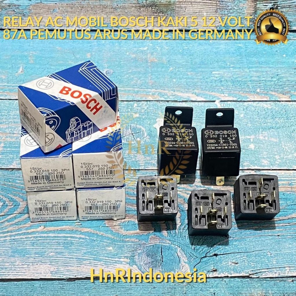 Bosch Car AC Relay 5 Legs 12V 12 Volt 87A CIRCUIT BREAKER MADE IN ...