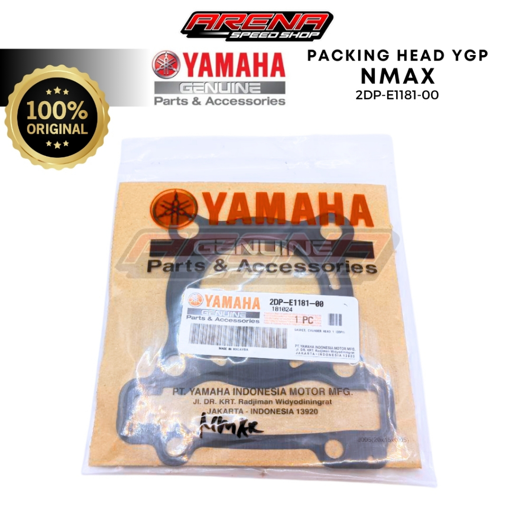 Ygp 2DP-E1181-00 Cylinder Head Gasket 2DP Packing Head Nmax Paken Gasket Head Aerox Original ...