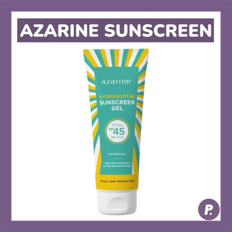 Azarine HYDRASOOTHE SUNSCREEN GEL SPF 45 PA+++ - 50ml - FACIAL SOLAR ...