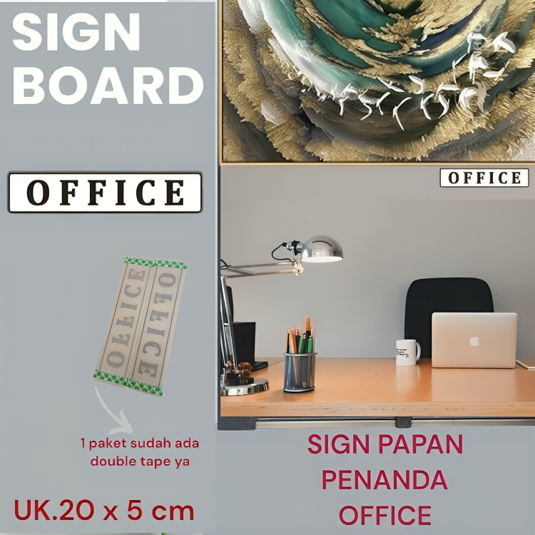 Plate sign label writing board office sign system office / office room ...