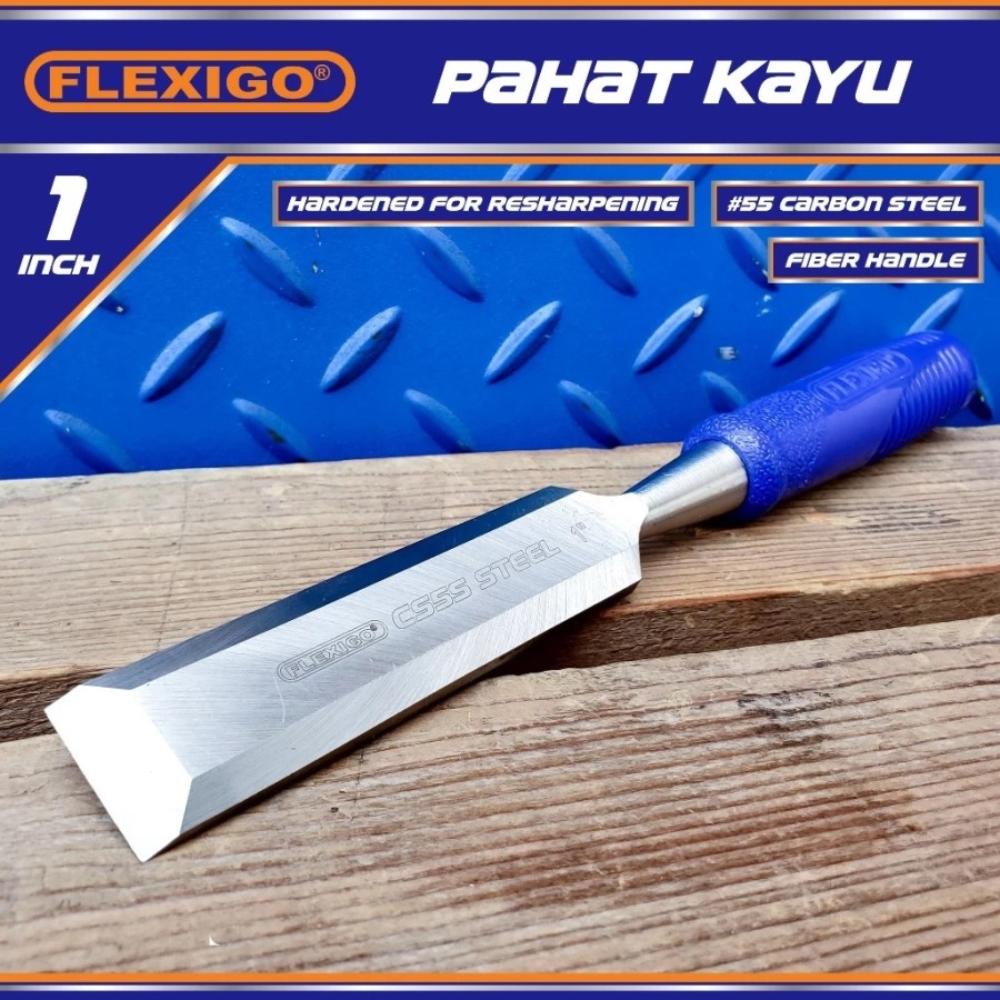 Fiber Wood Chisel 1/4'' 3/8' 1/2'' 5/8'' 3/4'' 1" Flexigo Carbon Steel ...