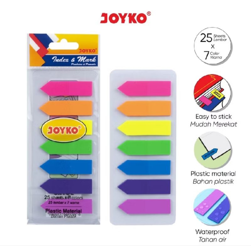 Index & MARK/POST IT COLOR JOYKO IM-31 (PANAH-PLASTIC) | Shopee Malaysia