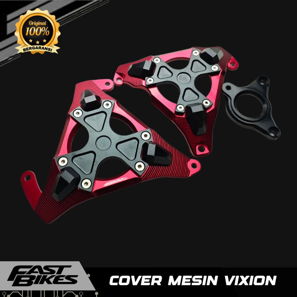 MESIN Fastbikes Engine Cover CNC CVT Engine Body Protector Cover Vixion ...