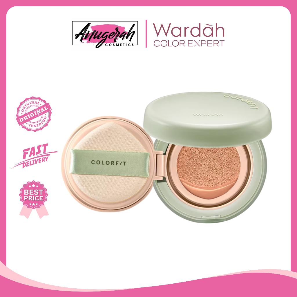 WARDAH Colorfit 5D Blur Cloud Cushion Matte Finish Long Lasting Up to ...