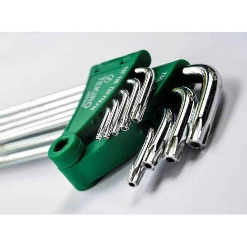 Tekiro L star key set 9pc HOLE / tamper Torx key set 9pcs | Shopee Malaysia