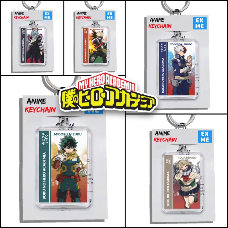 GANTUNGAN Boku no Hero Academia Keychain - My Hero Academia Keychain ...