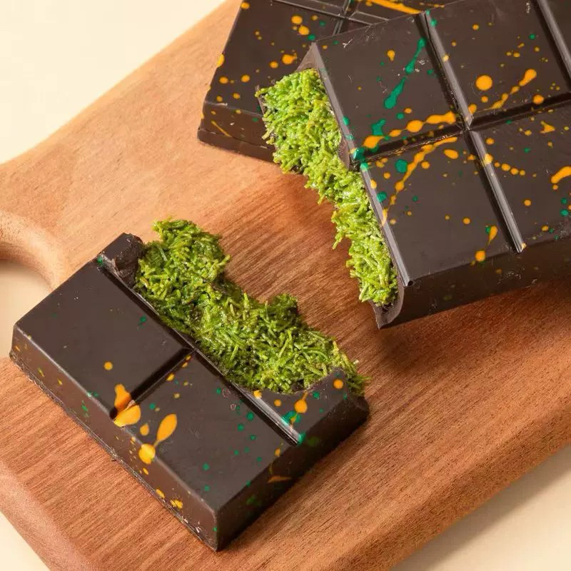 Pistachio MATCHA GREEN TEA CHOCOLATE KUNAFE KUNAFA VIRAL ARABIC DUBAI ...