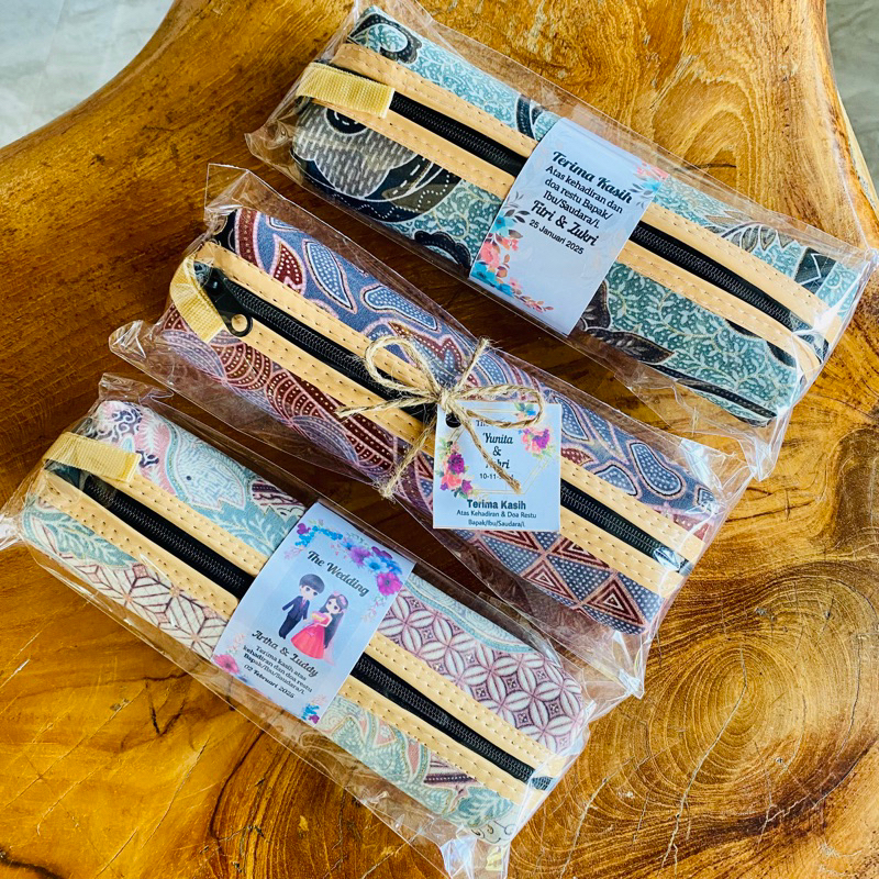 Package of 100 pcs batik pencil case souvenirs 19x7cm | Shopee Malaysia