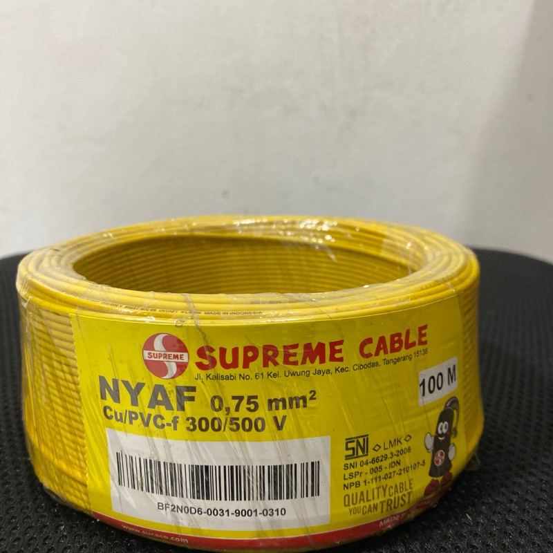 Nyaf cable 1x0.75mm/0.75mm Supreme 100m Original | Shopee Malaysia