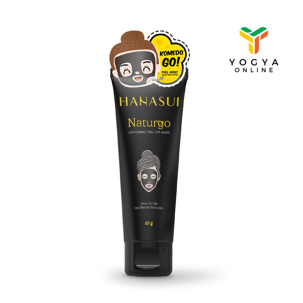 Hanasui Naturgo Black Peel Off Mask 60G | Shopee Malaysia