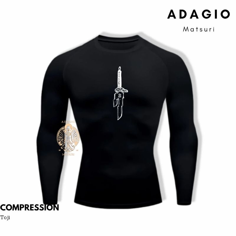 Jujutsu Kaisen Toji Long Sleeve Tight Compression Sports T-shirt/ Toji ...