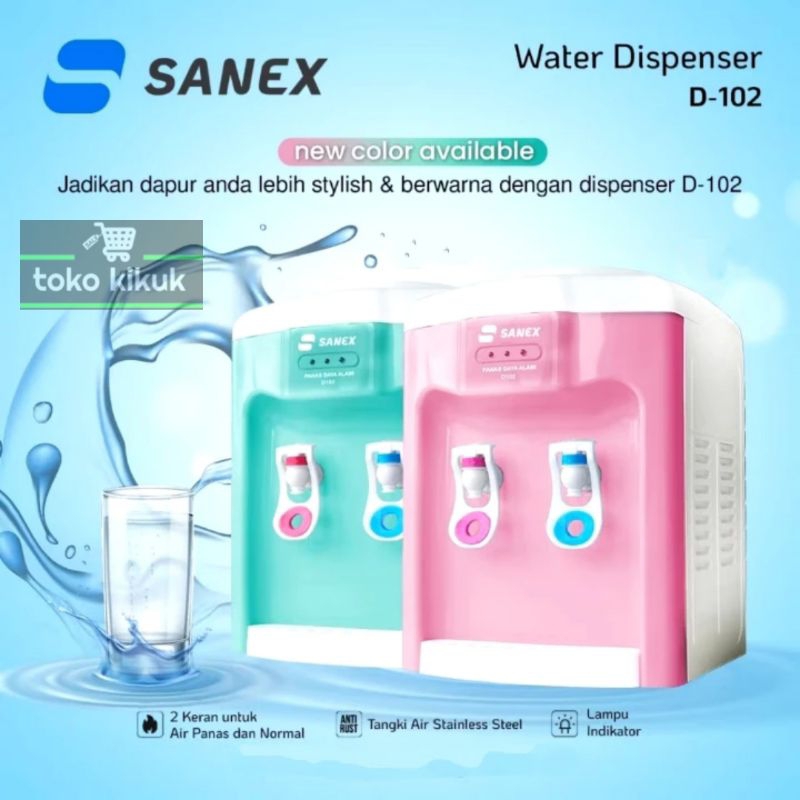 MERAH Sanex D-102 Drinking Water Dispenser - Pink / Pink | Shopee Malaysia