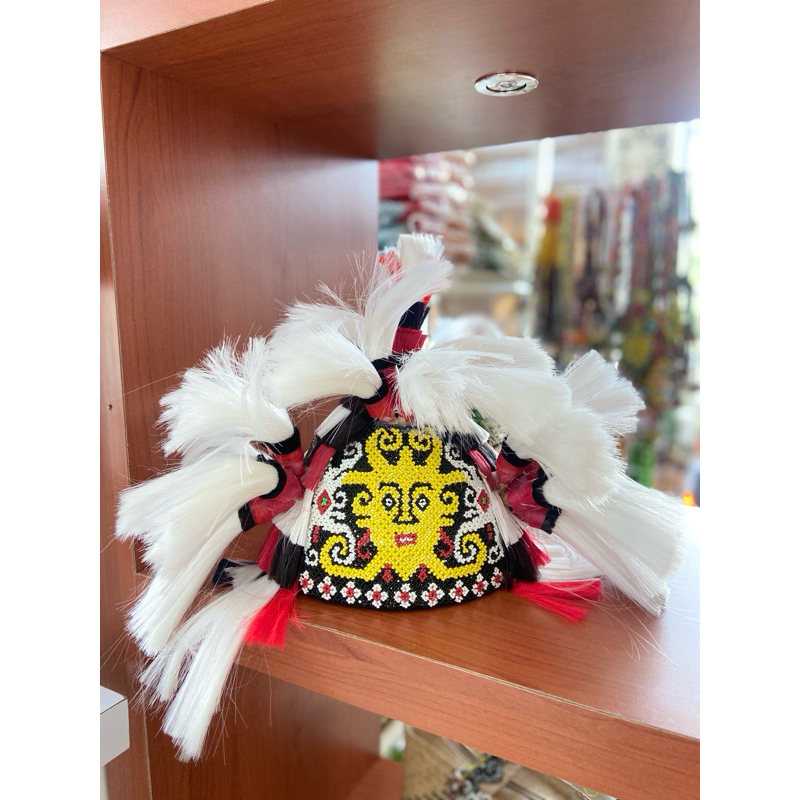 Manika KALTIM - BLUKO / MEN'S DANCE HAT TRADITIONAL DAYAK KALIMANTAN ...
