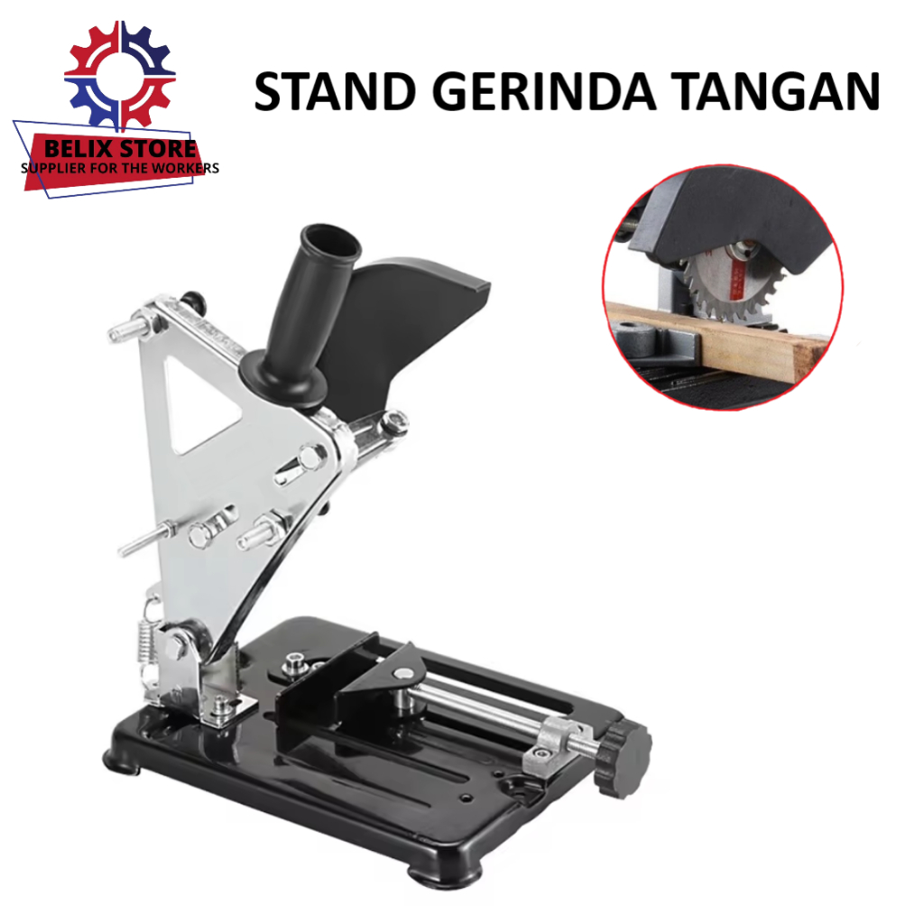 MESIN KAYU Angle Grinder Stand Hand Grinding Machine Stand Becomes a ...