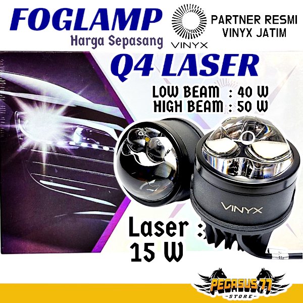 Foglamp Projector Vinyx Q4 [Double Laser] [3 Colors] [1 Color] LED ...