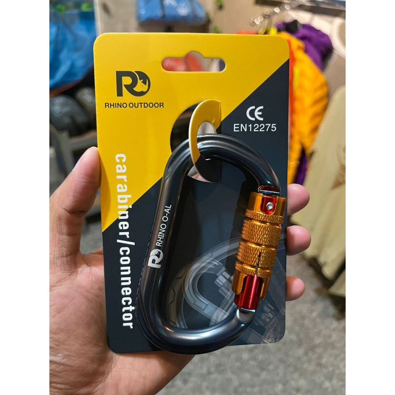 Delta alloy Carabiner, Oval | Screw Screw | Autolock | Triatlock ...