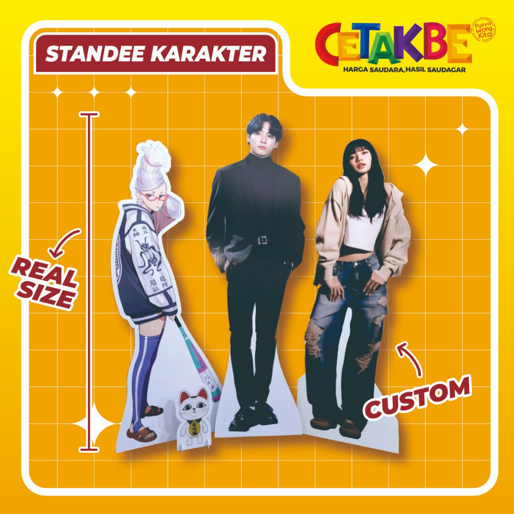 Standee HUMAN - IDOL KPOP - ANIME - IMPRA MATERIAL 3 MM STURDY STRONG ...
